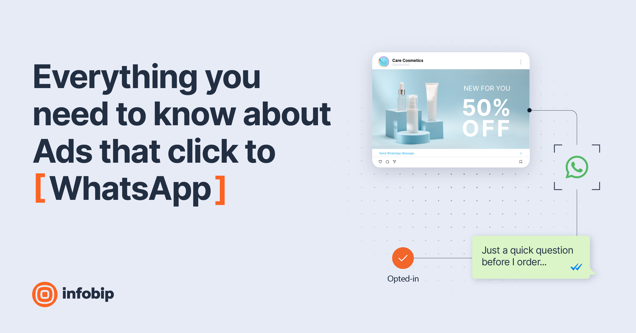 How to use click-to-WhatsApp ads effectively - Infobip