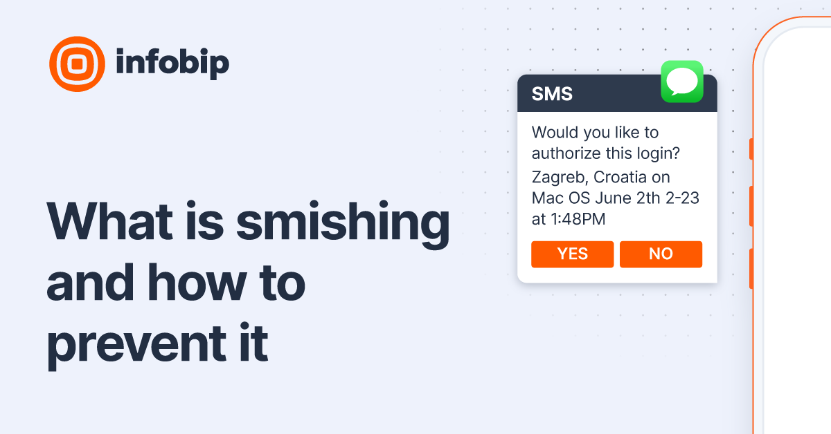 Smishing: what is it and how to prevent it - Infobip