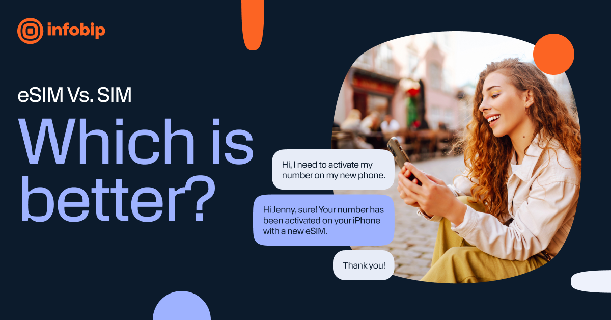 eSIM vs. Standard SIM: Making the right choice - Infobip