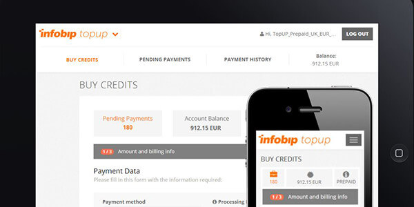 New TopUp app: Payments made simpler - Infobip