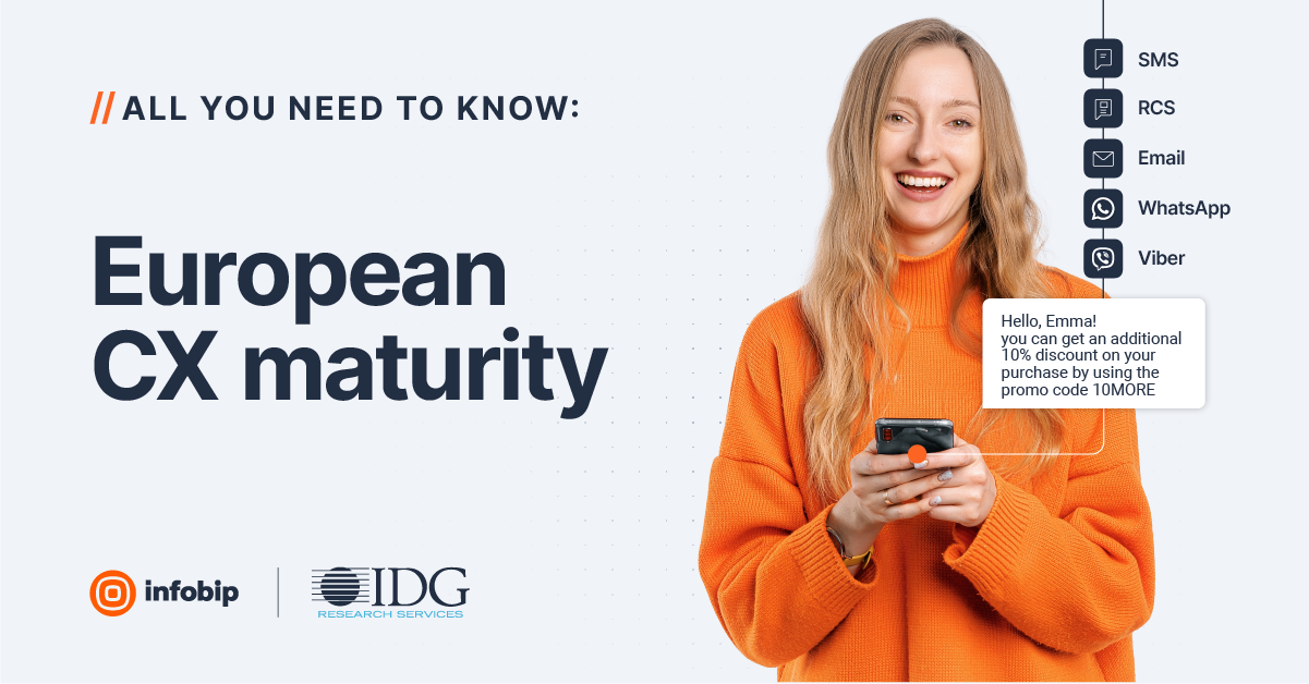 CX maturity in Europe - Infobip