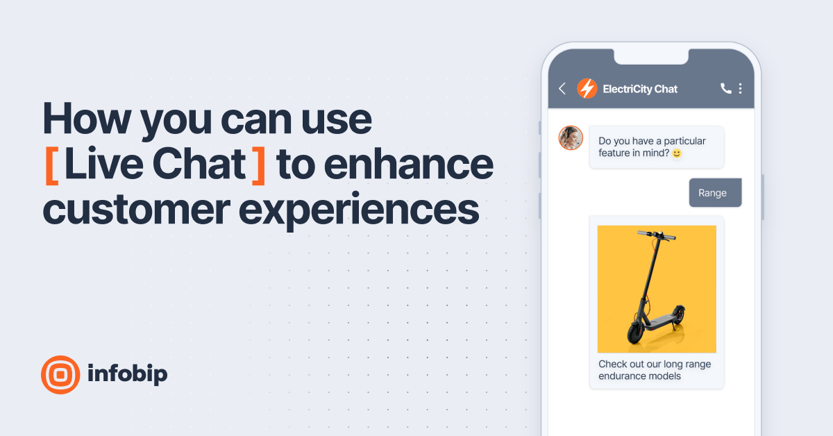 How to enhance your customer service with Live Chat - Infobip