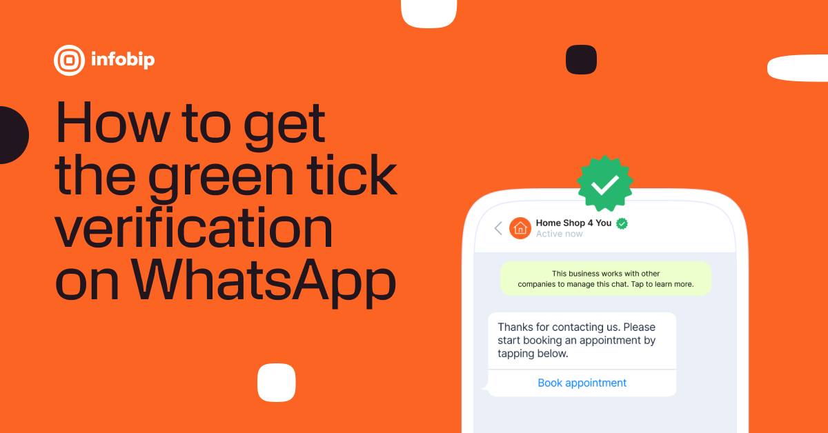 How to get the green tick verification on WhatsApp - Infobip
