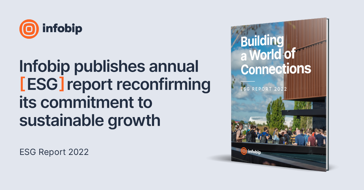Infobip publishes annual ESG report - Infobip