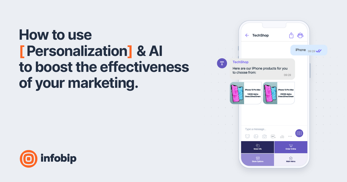 How to implement personalization and AI in omnichannel marketing - Infobip