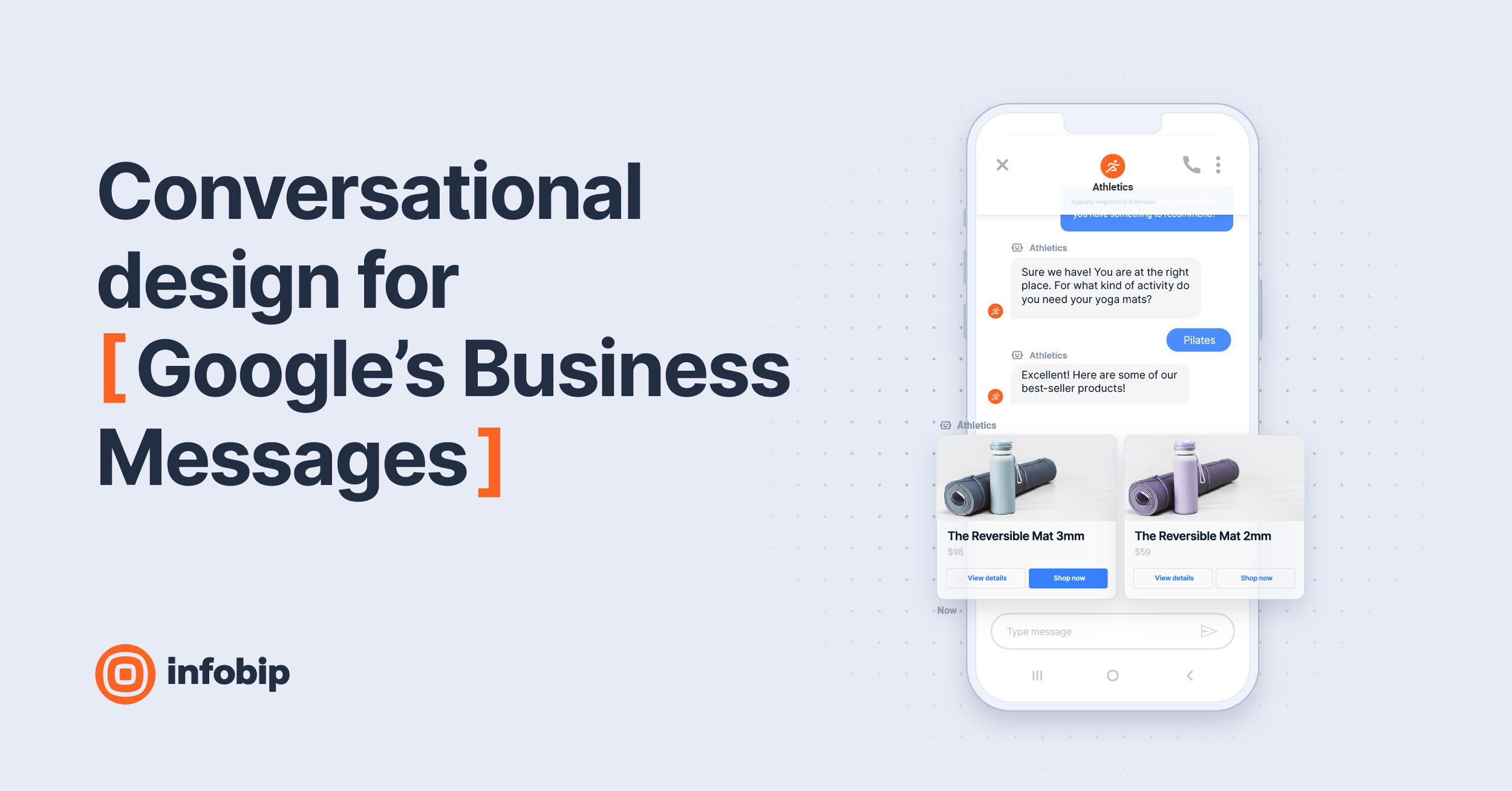 Conversational design for Google's Business Messages - Infobip