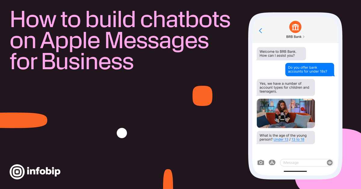 How to build a chatbot for Apple Messages for Business - Infobip