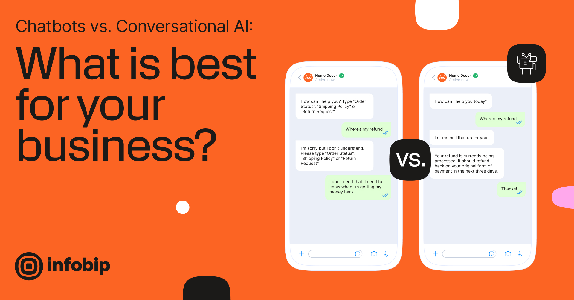 Chatbots vs. conversational AI: Exploring the differences - Infobip