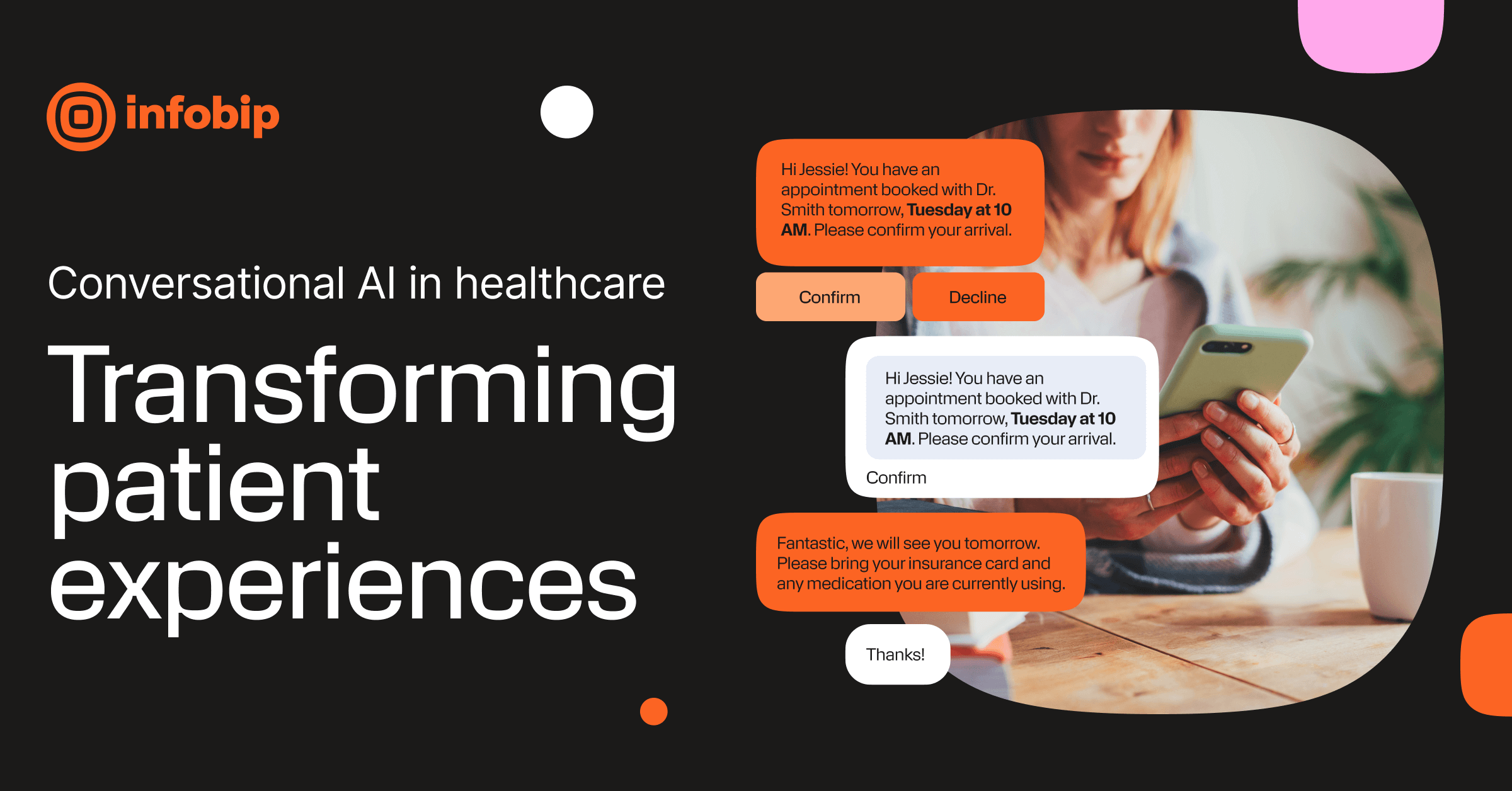 Conversational AI in healthcare: Transforming patient care - Infobip