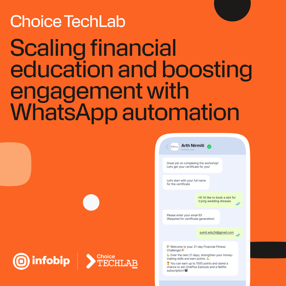 Choice TechLab: Scaling financial education and boosting engagement with WhatsApp automation ...