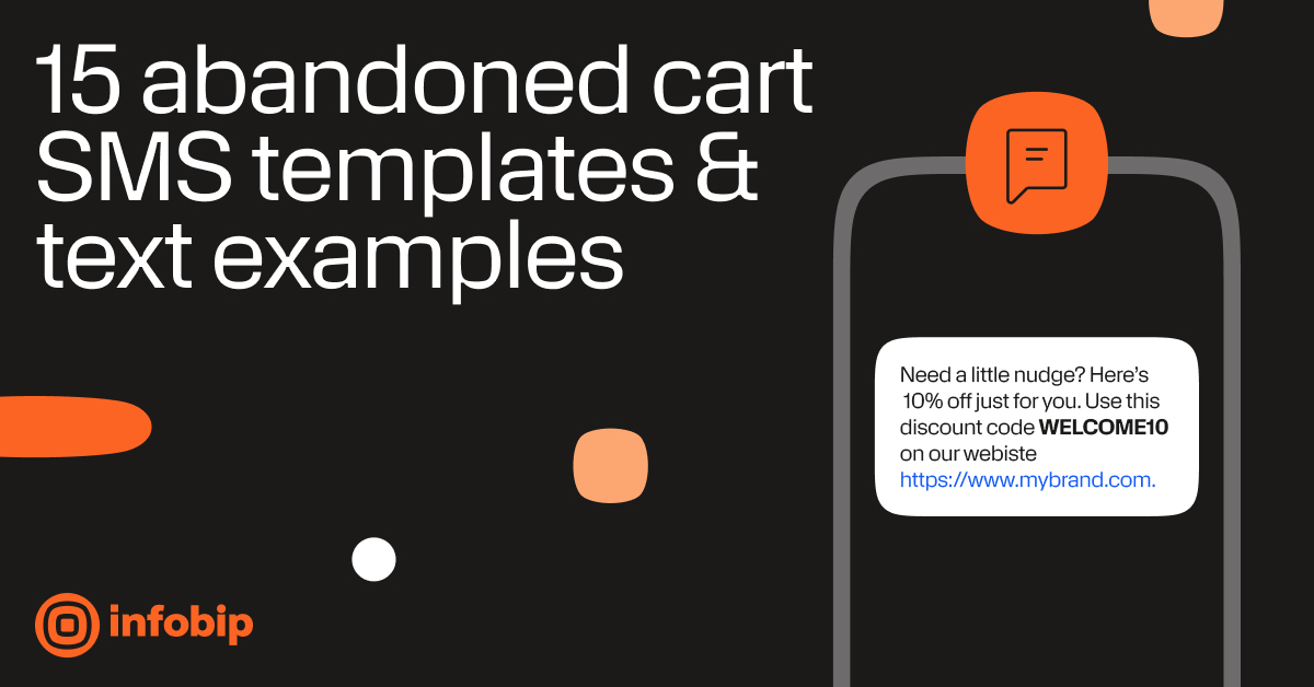 15 abandoned cart SMS templates & text examples