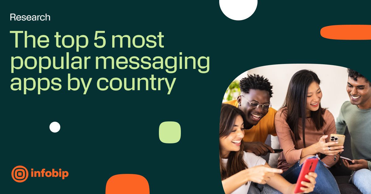 Most popular messaging apps by country - Infobip